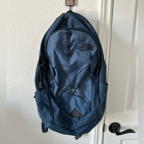 The North Face | Bags | Navy Blue North Face Backpack Very Hard To Find ...